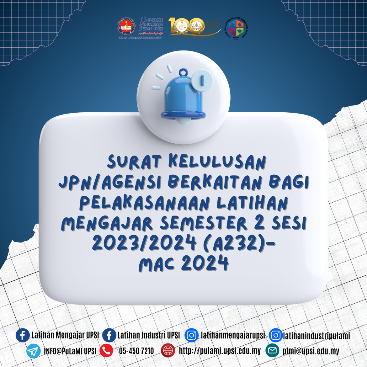 SURAT KELULUSAN DARIPADA JPN/AGENSI BAGI PELAKSANAAN LATIHAN MENGAJAR ... SURAT KELULUSAN DARIPADA JPN/AGENSI BAGI PELAKSANAAN LATIHAN MENGAJAR ...